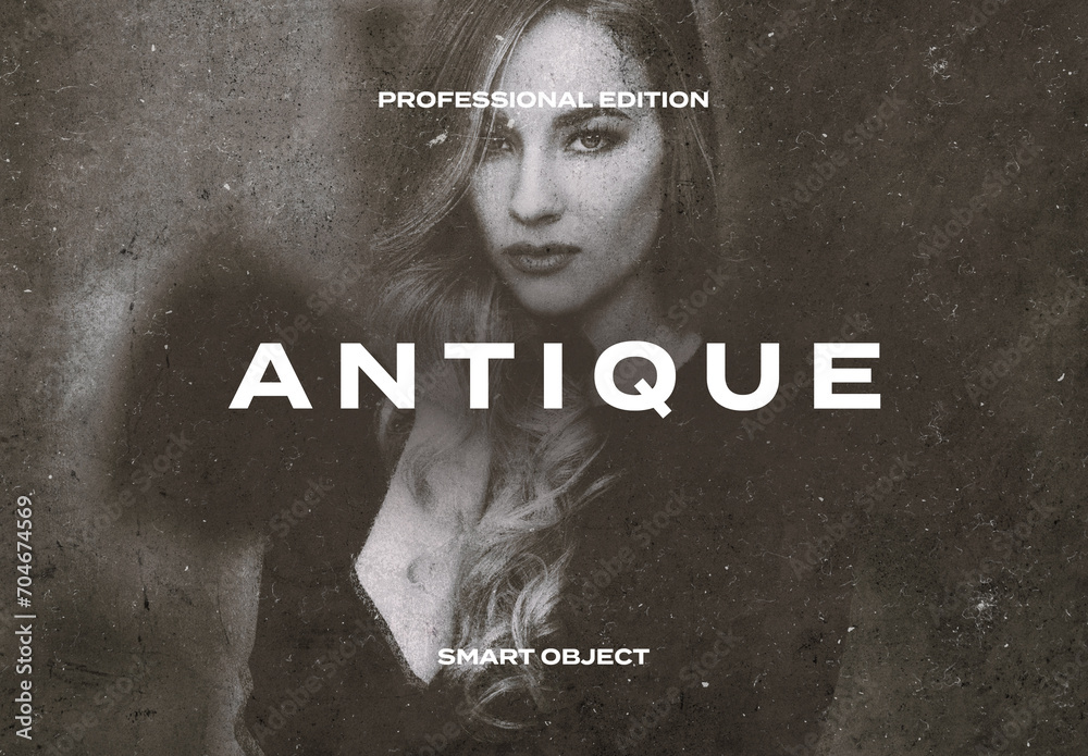 Antique Vintage Old Retro Photo Effect Paper Texture Template Mockup Overlay Style Stock ...