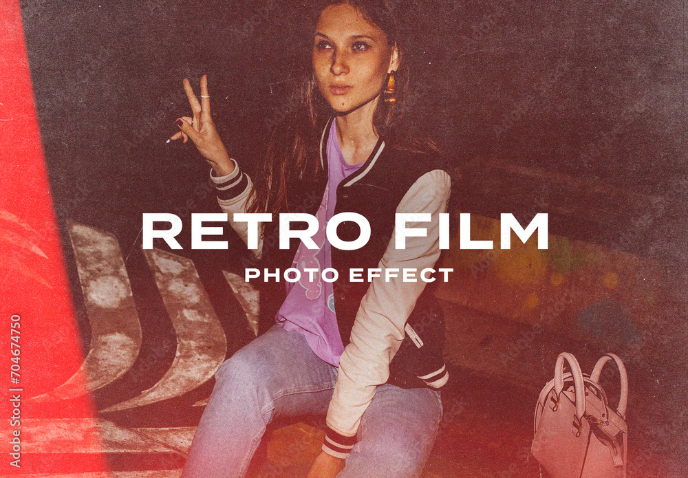 Retro Film Frame Grain Light Leak Photo Effect Paper Texture Template ...