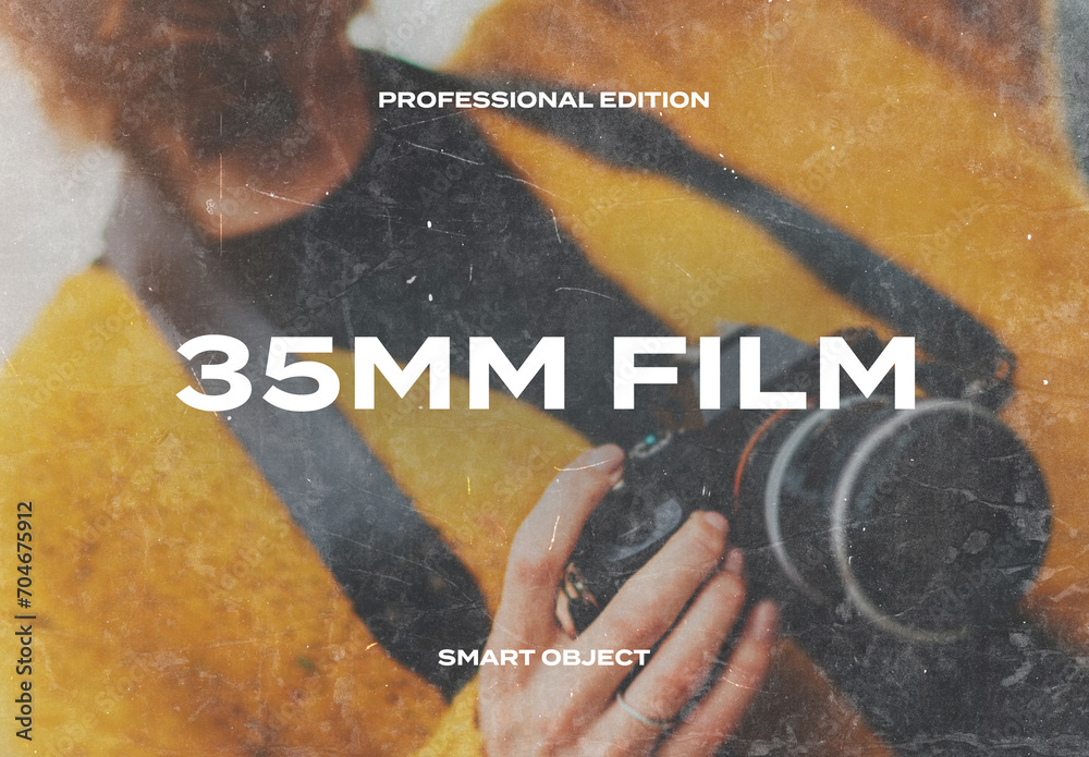 35mm Film Frame Retro Grain Light Leak Photo Effect Paper Texture ...