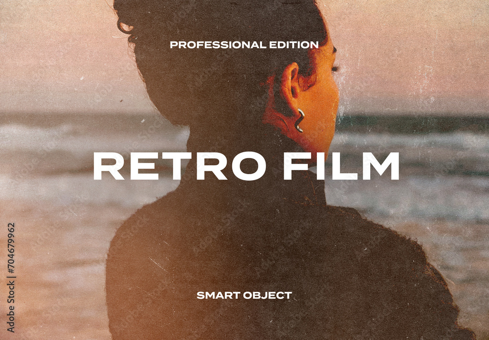 Retro Film Frame Grain Light Leak Photo Effect Paper Texture Template ...