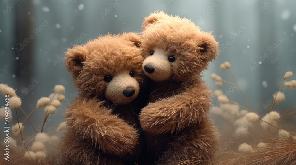 Celebrating connections and compassion, people sharing warm embraces in ...