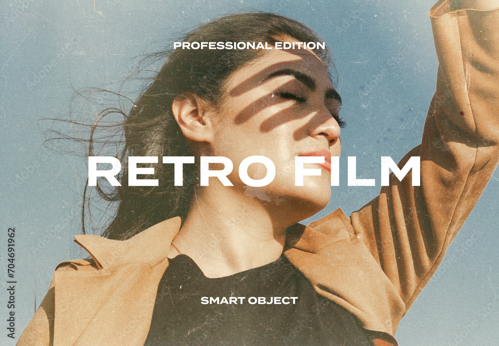 Retro Film Frame Grain Light Leak Photo Effect Paper Texture Template ...