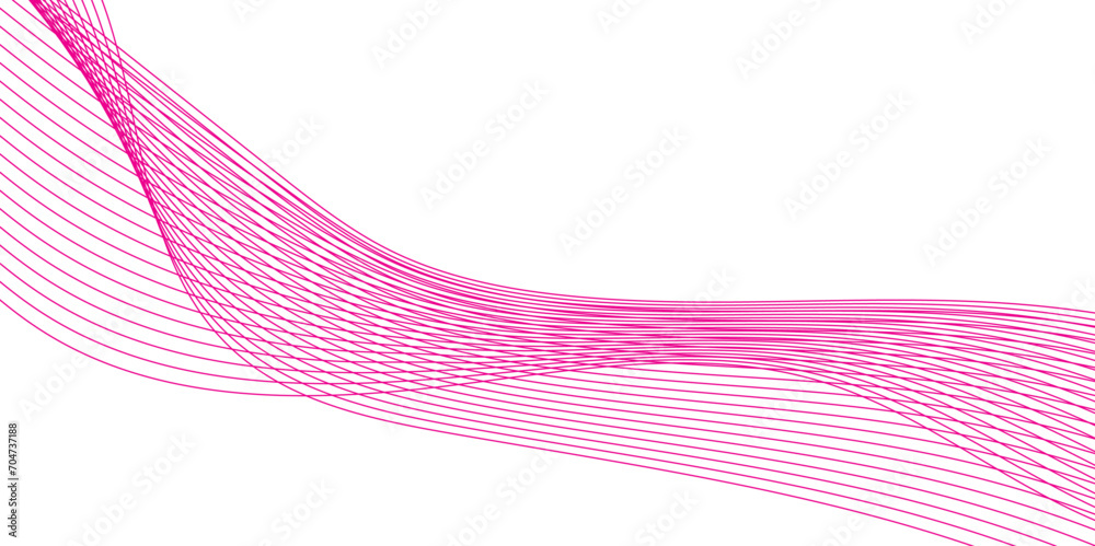 abstract background with colorful waves design 3d rendering A wave of ...