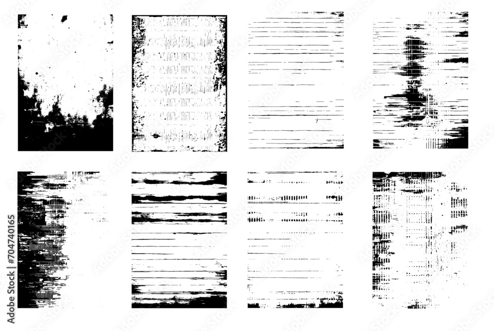 Distorted grunge isolated background. Overlay distress texture effect ...