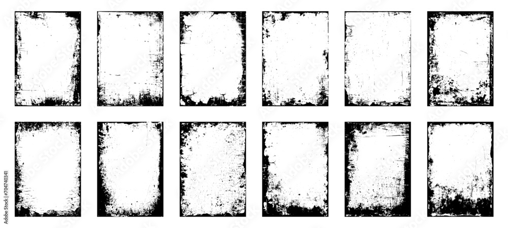 Rough Grunge Shabby Scratched Torn Ripped Texture. Realistic overlay of ...