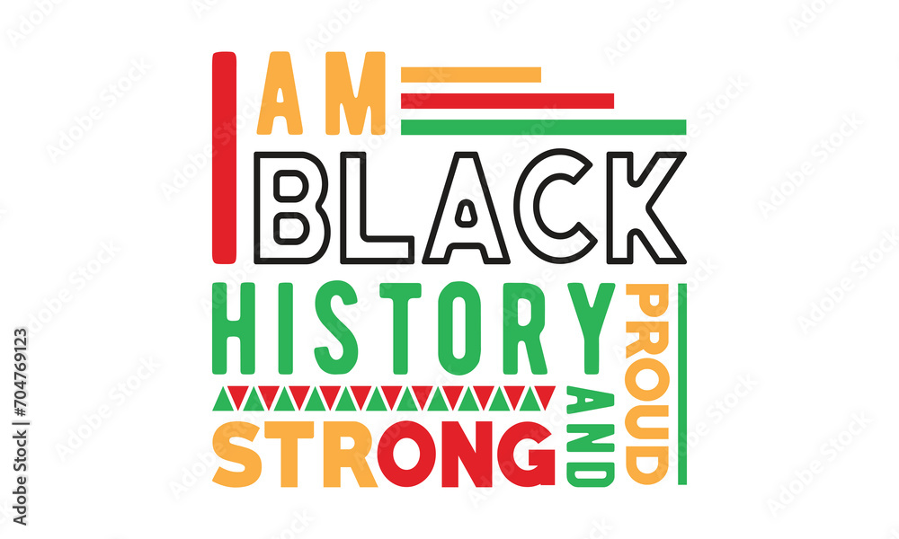 I am black history strong and proud svg,Black history month svg bundle ...