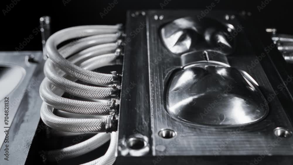 High-precision and high-tech steel casting mold, manufactured by a ...