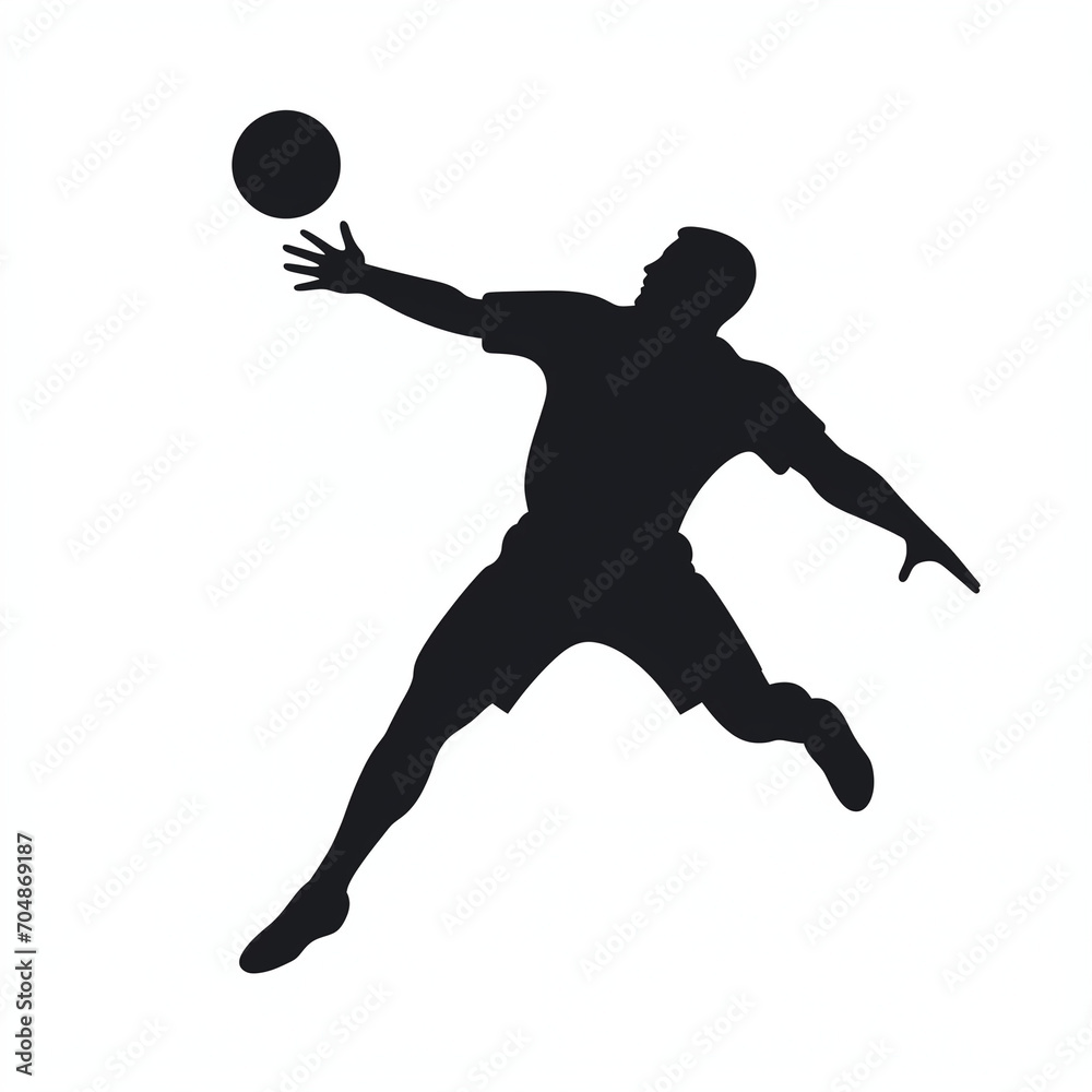 fiktive gerenderte Charakter / Person - generative AI handball ...