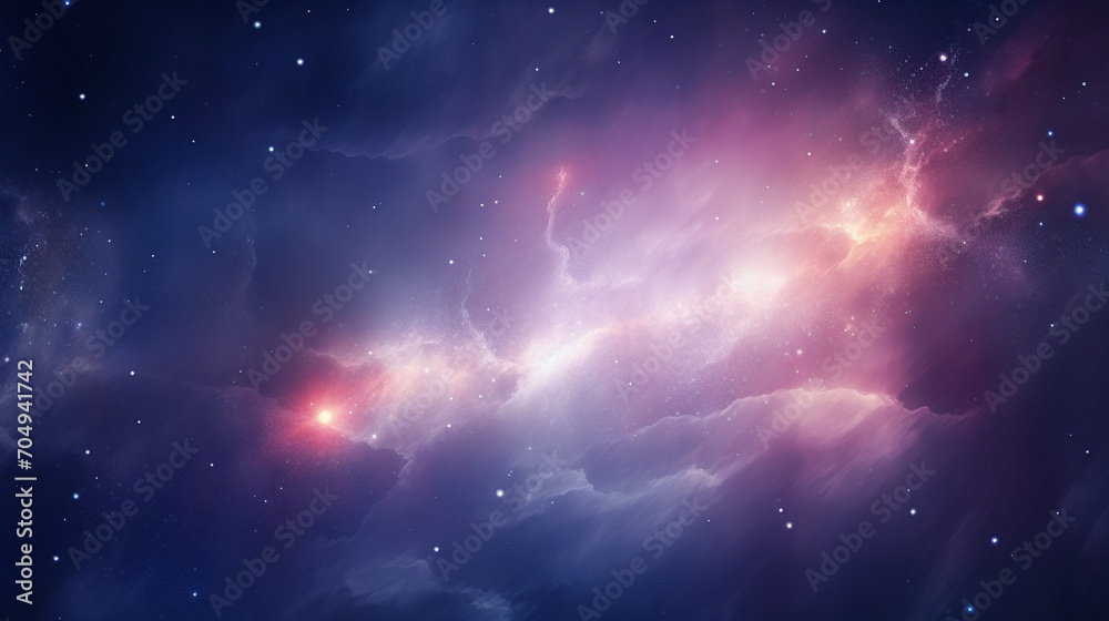 Ethereal Galaxy with Light Effects An ethereal galaxy background ...