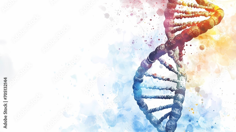 colorful DNA helix - genetic, dna, biotech, genome, background, gene ...