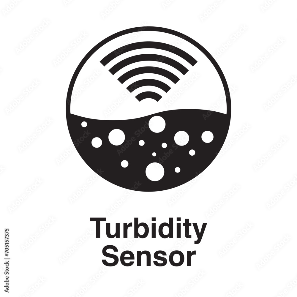 Poster turbidity sensor icon vector illustration – Wall Art | UkPosters