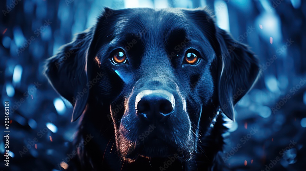 Close-up capture of a magical and glowing Ultra Instinct Mighty Black ...