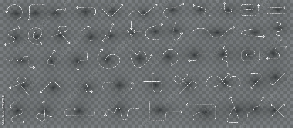 A collection of vector arrows that provide a clean and modern design ...