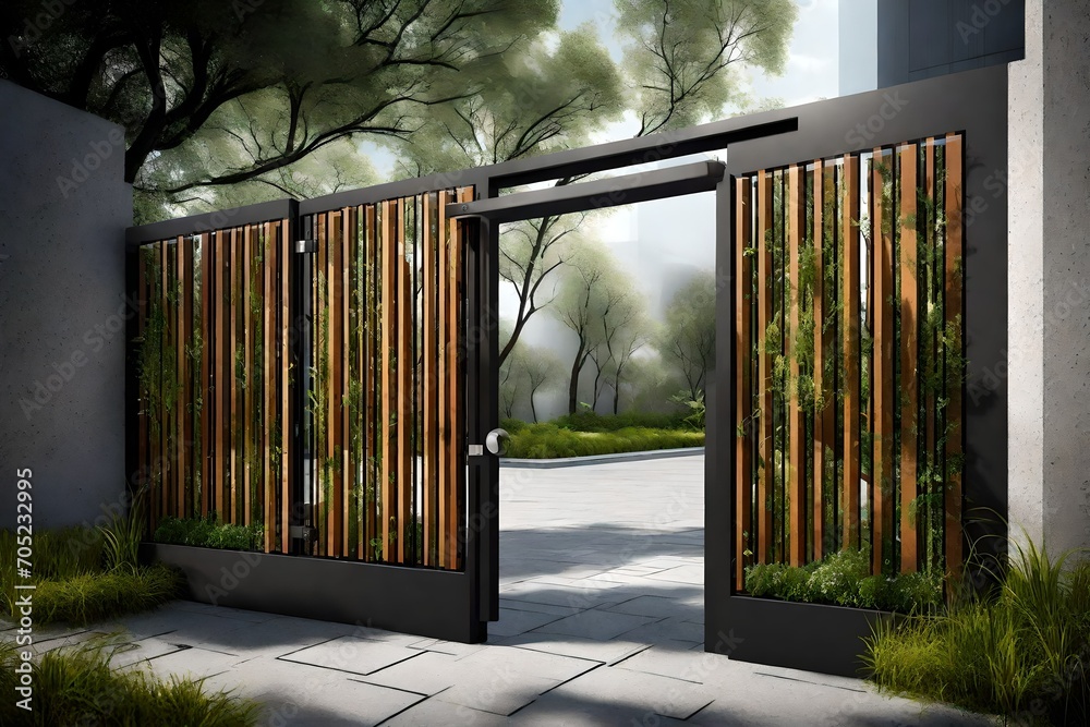 an eco-friendly and aesthetically pleasing modern gate for public ... an eco-friendly and aesthetically pleasing modern gate for public ...