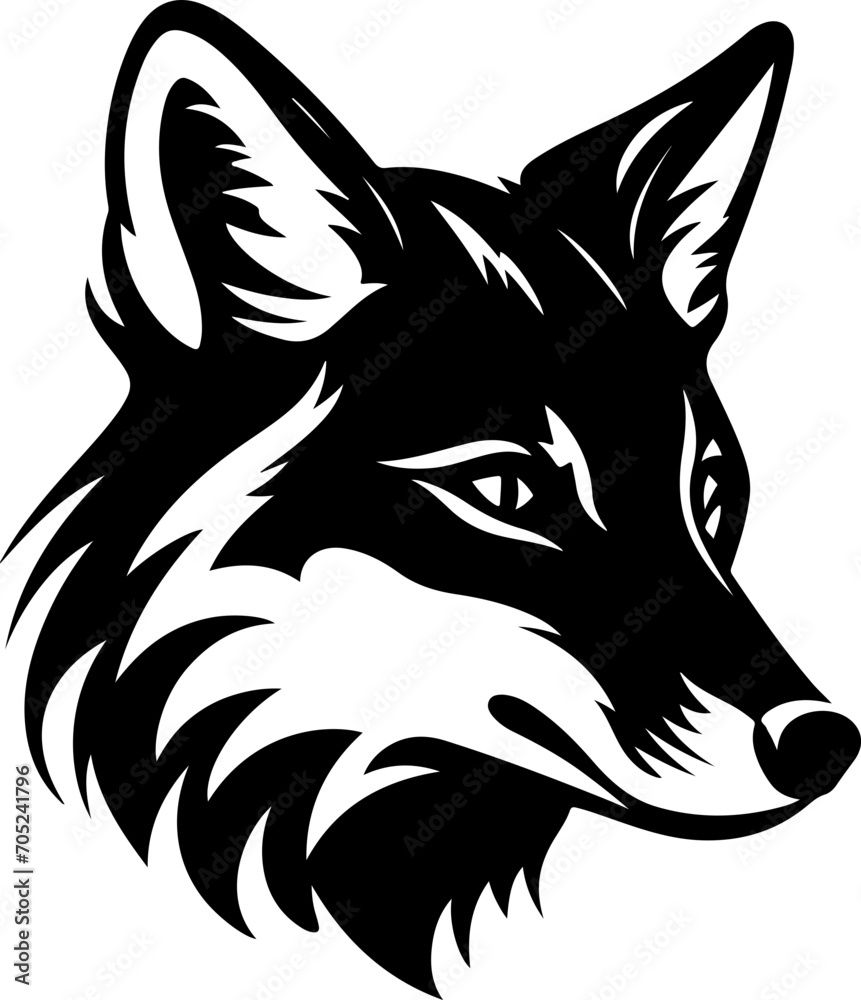 Vetor de Fox SVG, fox head SVG, fox face svg, fox silhouette svg ...