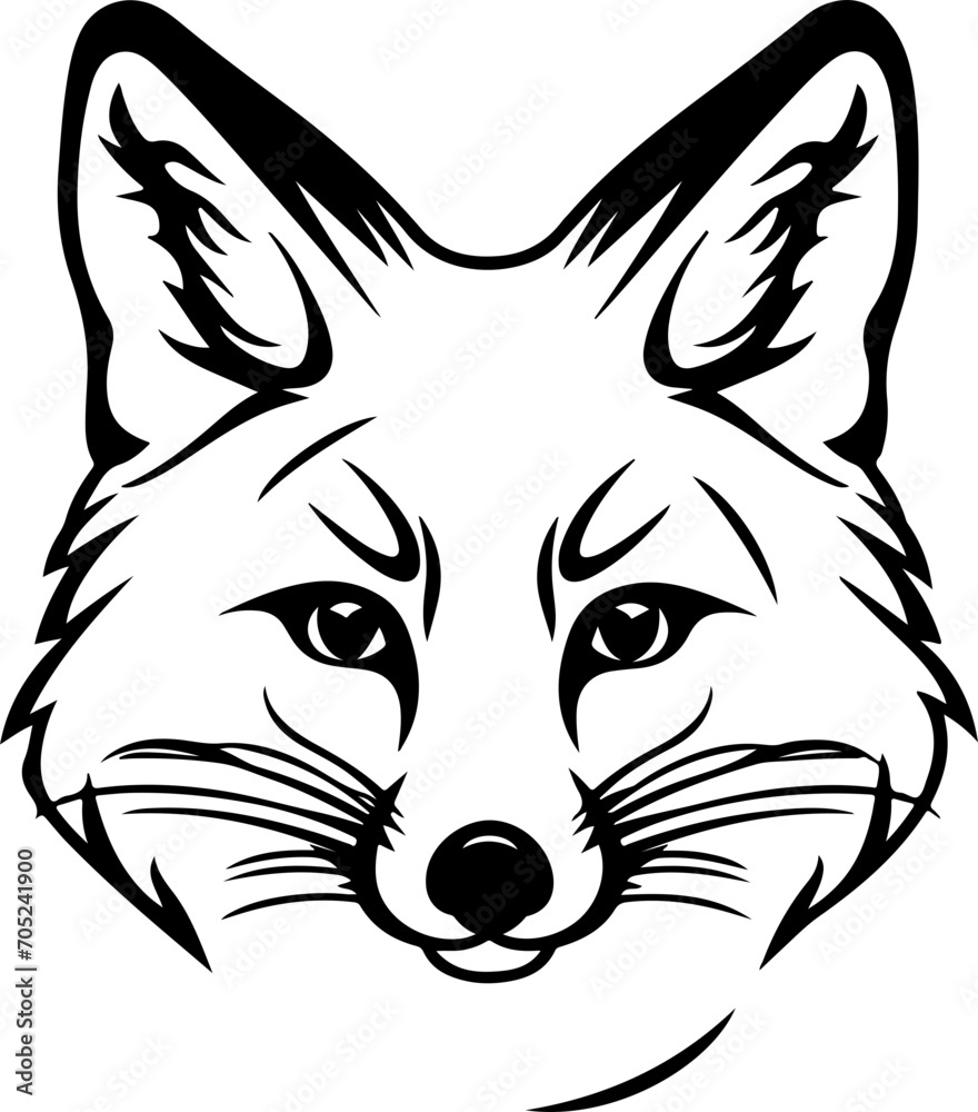 Vetor de Fox SVG, fox head SVG, fox face svg, fox silhouette svg ...