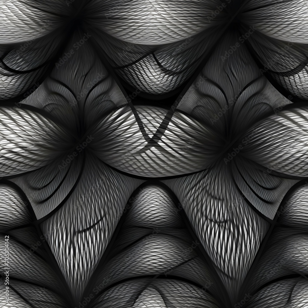 A bold and striking pattern of black and white lines. Tileable ...