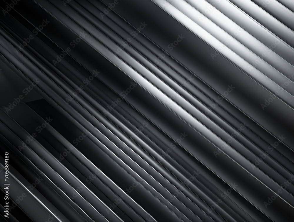 Gleaming Elegance: Close-Up of Metal Profile Sheet with Shining Metal ...