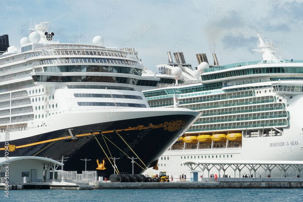 Nassau, Bahamas 12 03 2023: Mariner of the Seas, cruise ship of Royal ...