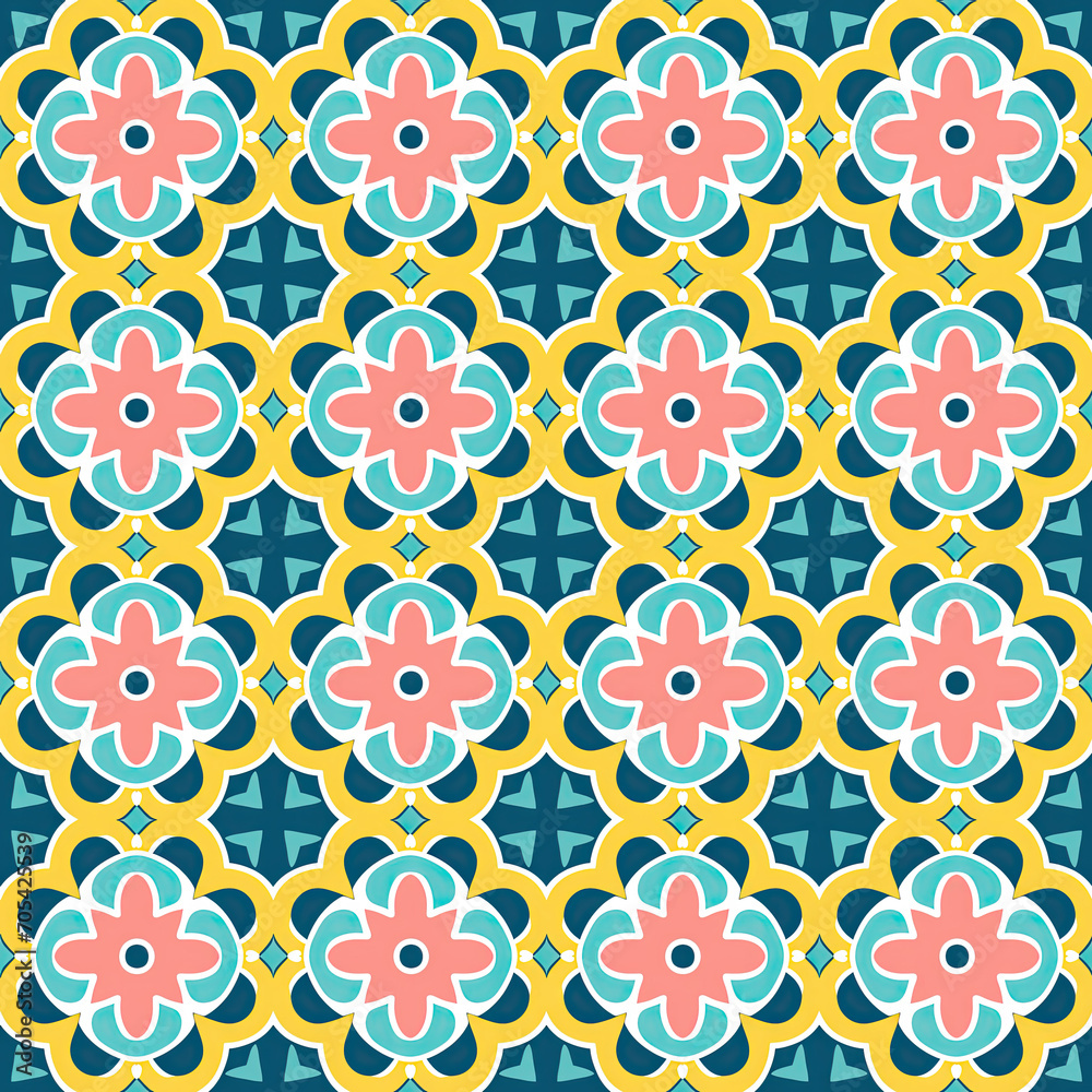 Singapore Peranakan seamless pattern, seamless tile, background ...