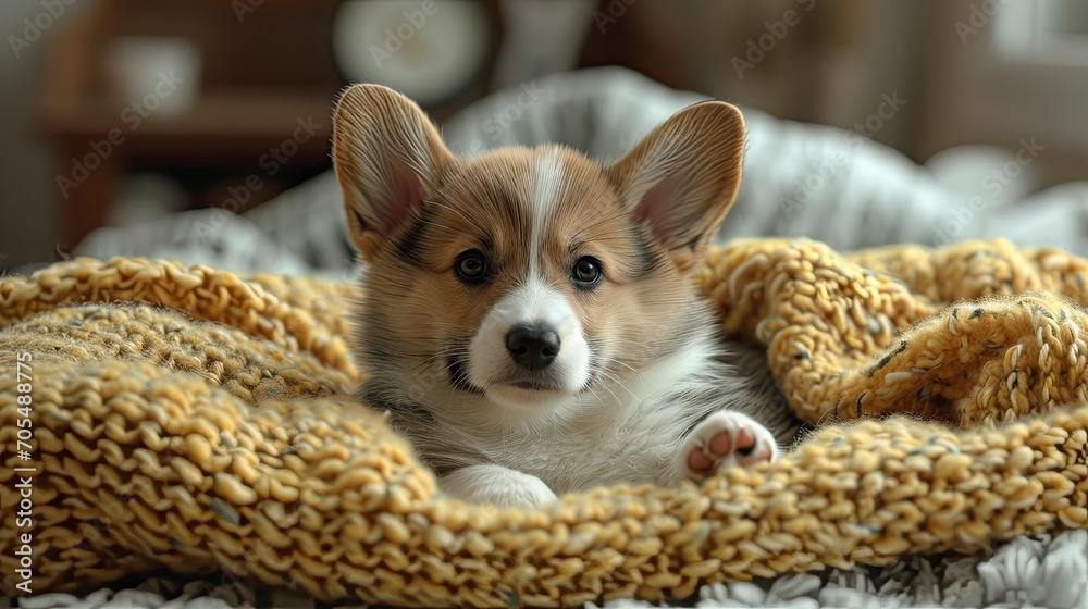 Pembroke Welsh Corgi Dog Looks Baby, Desktop Wallpaper Backgrounds ...