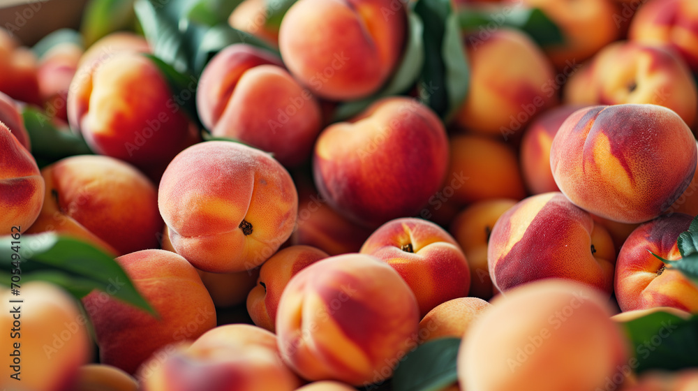 Texture of peaches, ai generated, color of the year Stock Photo | Adobe Stock