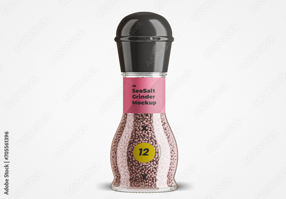 Sea Salt Grinder Mockup Stock Template | Adobe Stock