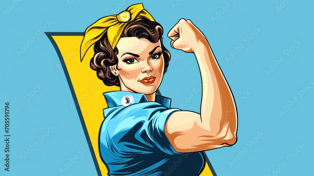 Vintage Power - A Strong Female Icon for a New Era - Generative AI ...