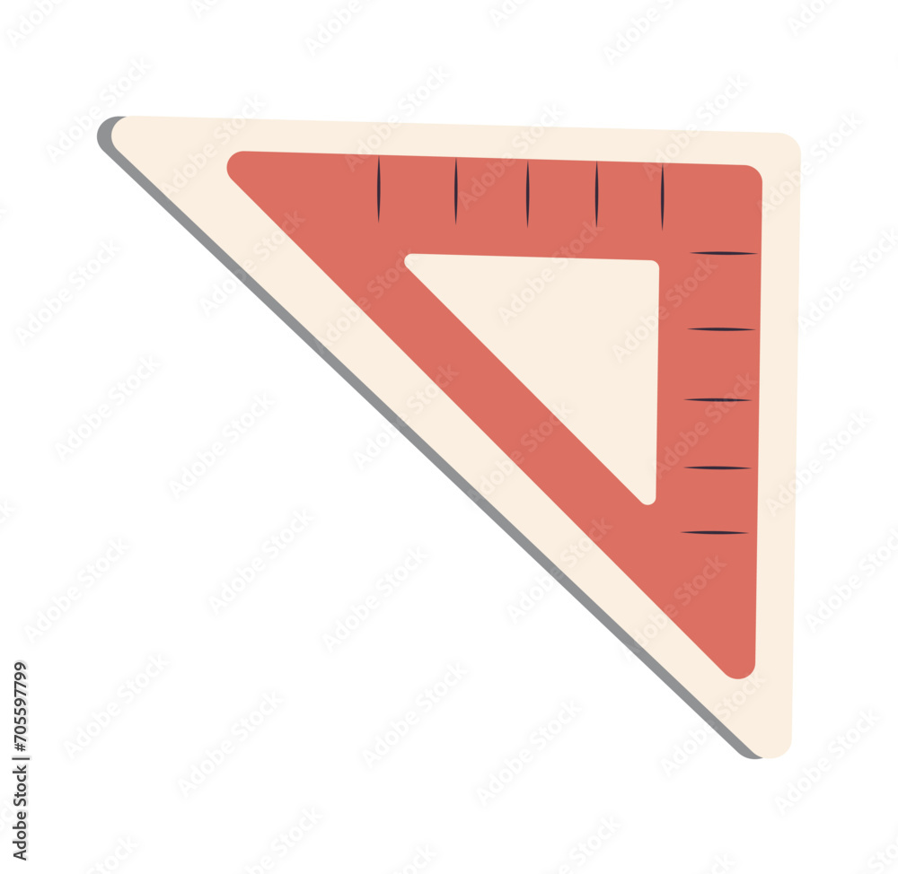 School sticker of cartoon colorful set. This lively sticker, featuring ...