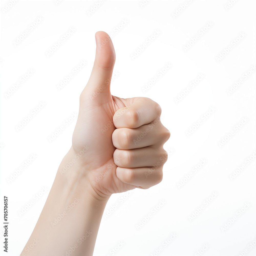 hand, finger, aufwärts, daumen, zeichen, okay, erfolg, symbol, gebärde ...