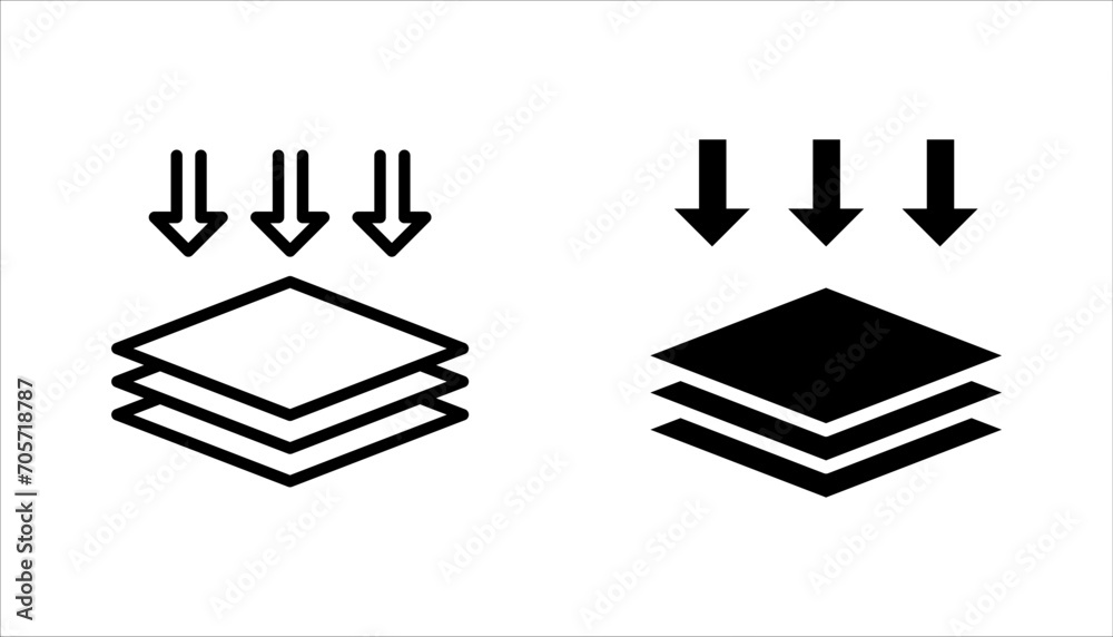 Resilience icon set. Elastic material sign. Quality design element ...
