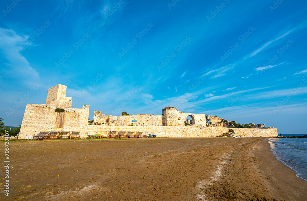 The views of Kız Kalesi, "maiden castle") was an ancient city in ...
