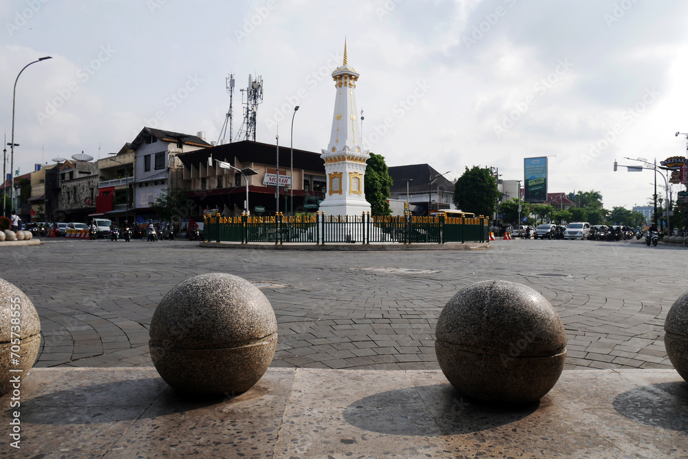 Yogyakarta, Indonesia, December 28, 2023: Tugu Jogja is an iconic ...
