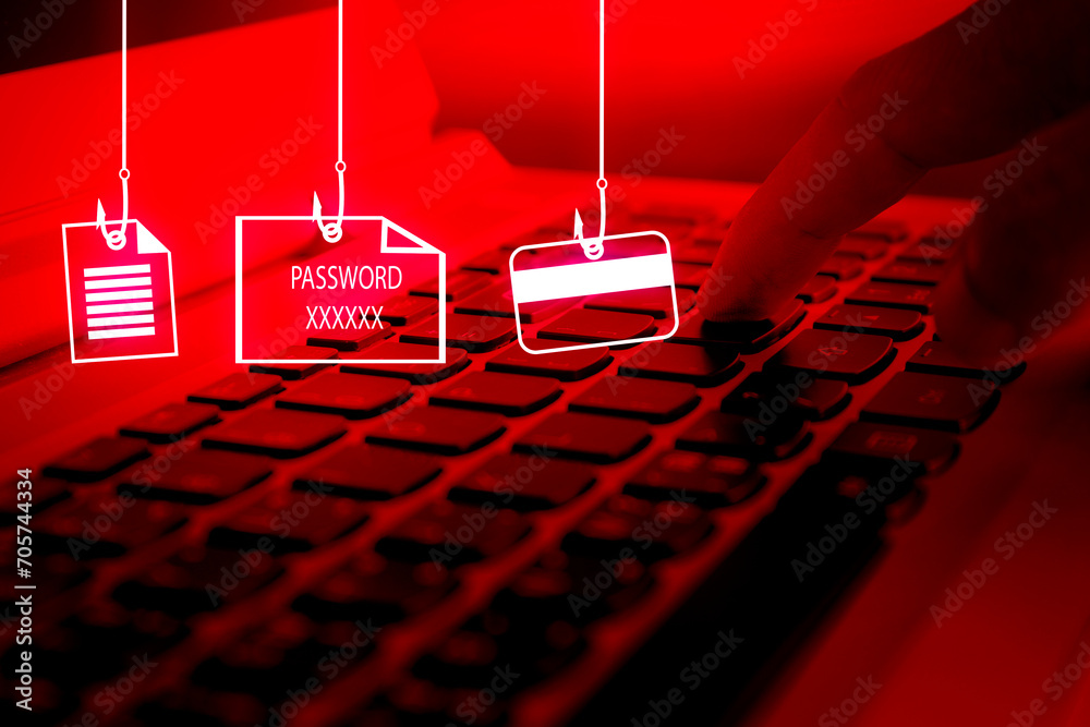 cyber crime phishing mail , security awareness to protect important ...