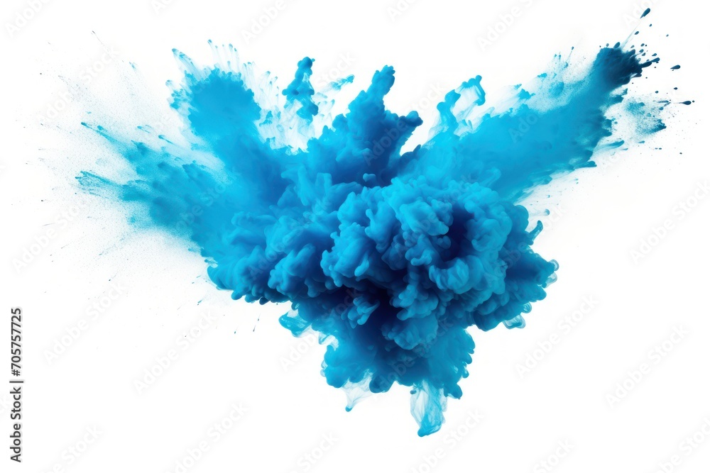 Ilustração do Stock: a blue substance is in the air and it looks like ...