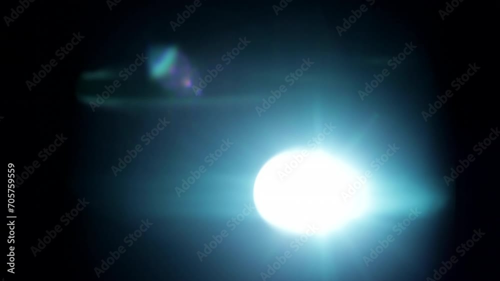Glass light lens flare light leaks overlay on a black background Stock ...