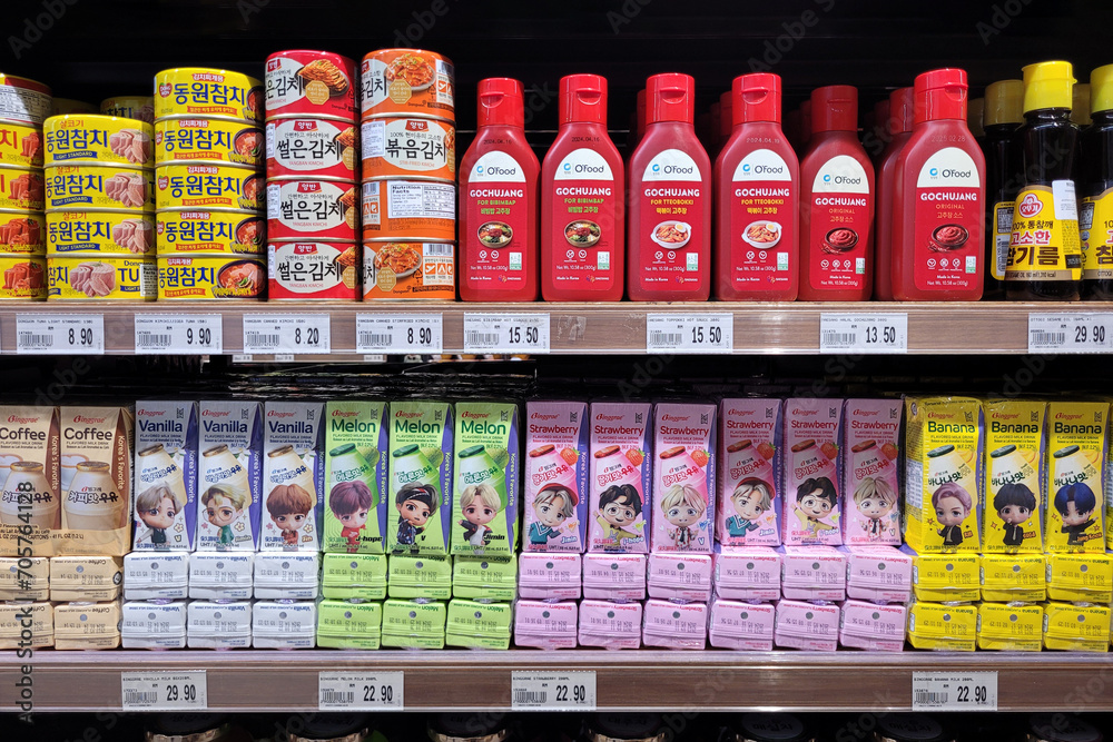 PENANG, MALAYSIA - 1 DEC 2023: The interior of Jaya Grocery store ...