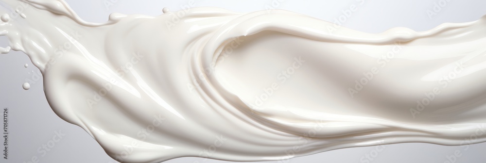 Face lotion cream sample, white cream sample on a light background ...