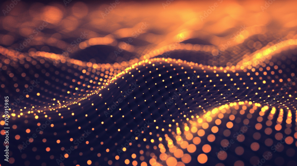 Circle Pixel Waves Abstract Loop-able Background. Website background ...