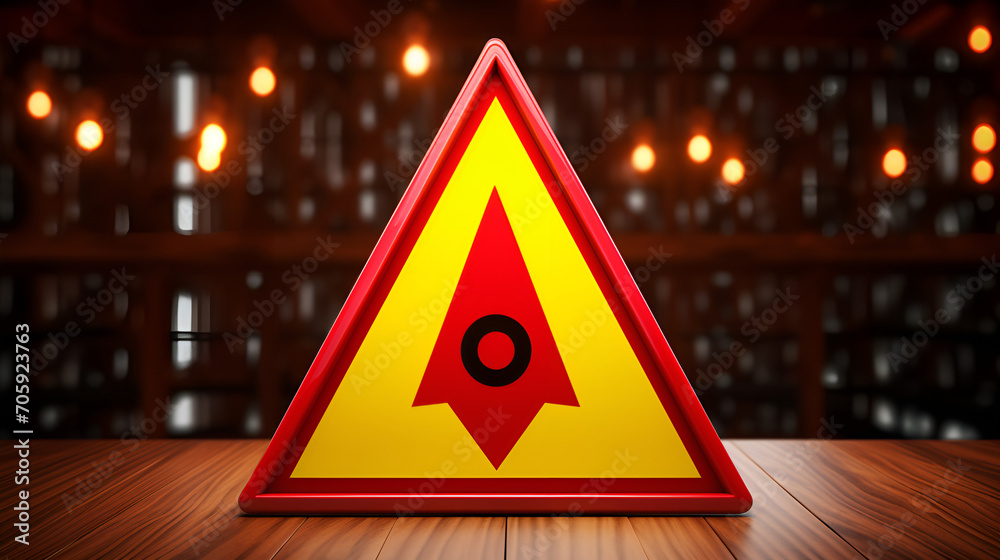 danger warning sign,Blank triangle hazard, attention, warning, danger ...