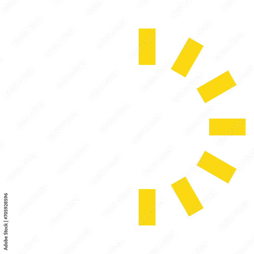 Stockillustratie Transparent PNG of a hazy sun symbol as used on ...