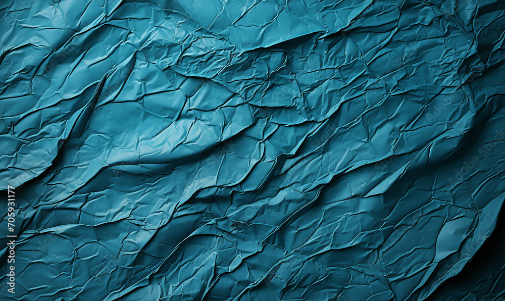 Blue crumpled paper background. Crumpled paper texture. Stock ...