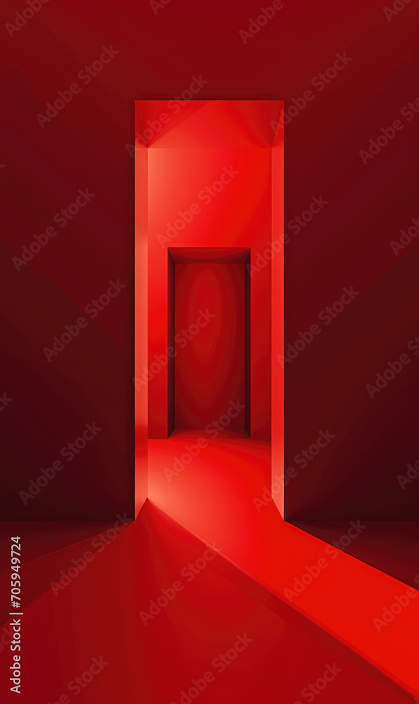 A futuristic passage leads through a futuristic corridor hallway. Stock ...