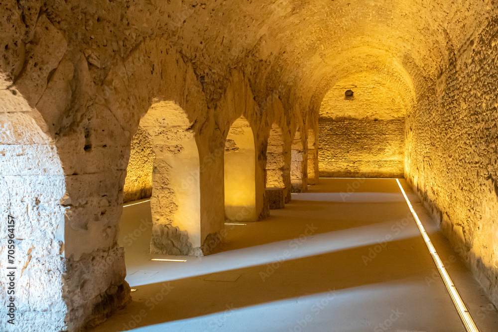 The forensic cryptoporticus is a Roman monument in the city of Aosta ...