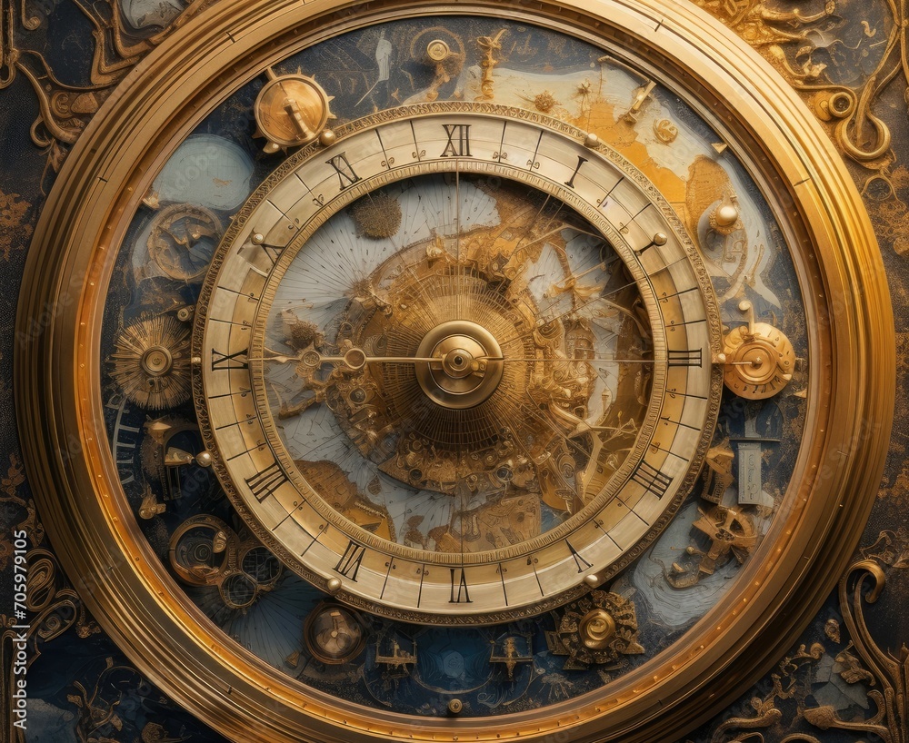 Foto de Travel back in time with an AI-generated vintage world map that ...