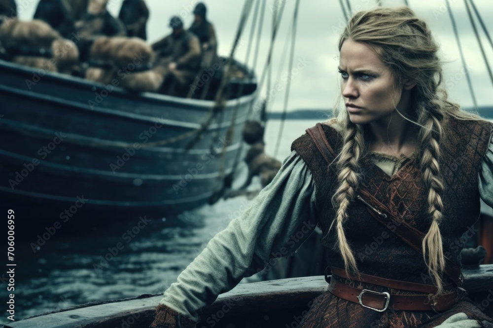 Bold female viking: a glimpse into the fierce world of Nordic ...