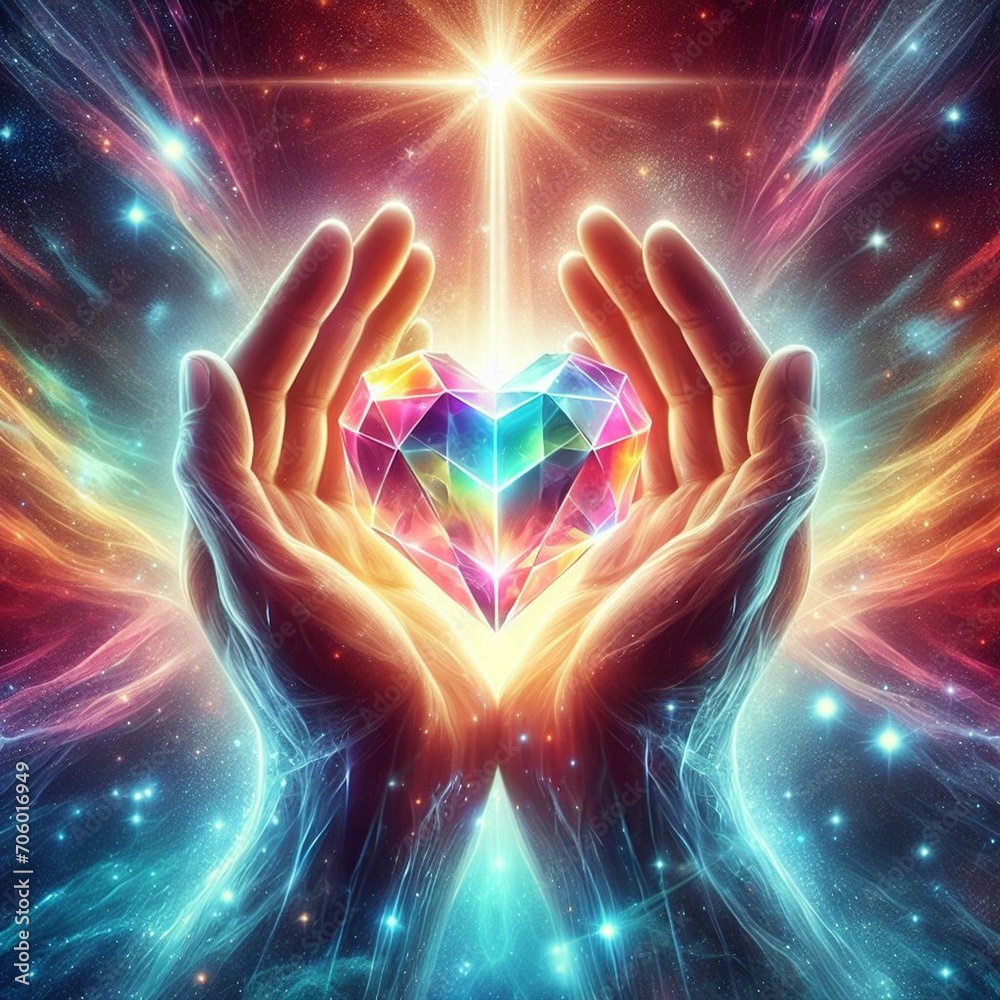 Twin flame couple. Soulmates. The concept of magical, esoteric, tantric ...