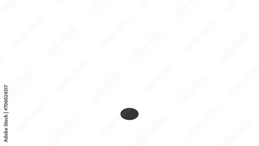 simple ball bouncing animation looping, footage icon ball bounce for ...