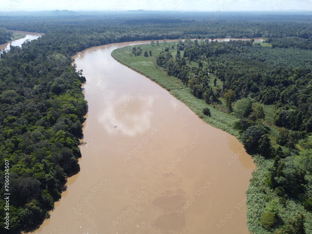 The Kinabatangan river is one of the best and most easily accessible ...