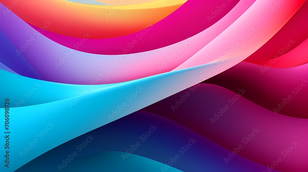 Mesmerizing abstract gradients interlace with halftone patterns ...